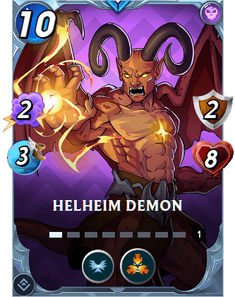 SplinterGuide - Helheim Demon | Splinterlands Card Analysis